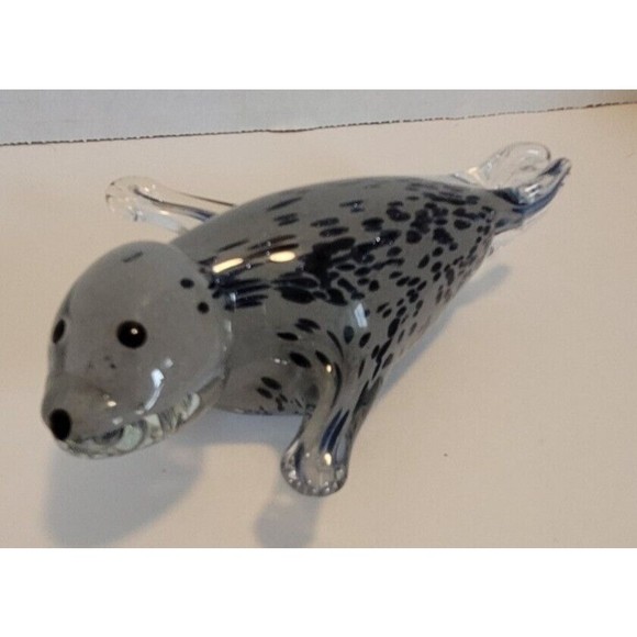 Dynasty Gallery | Art | Blown Art Glass Seal Pup Figurine Dynasty ...